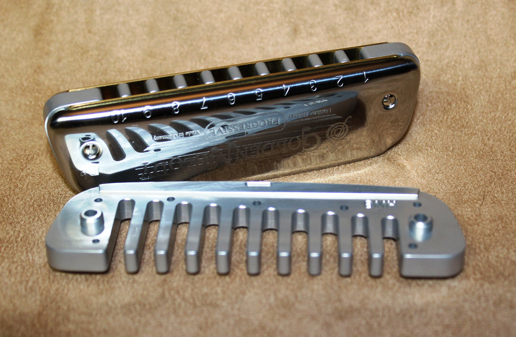 Golden Melody with Aluminum Comb – Blue Moon Harmonicas LLC